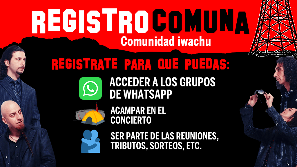 System of a Down Perú: Comuna Iwachu.